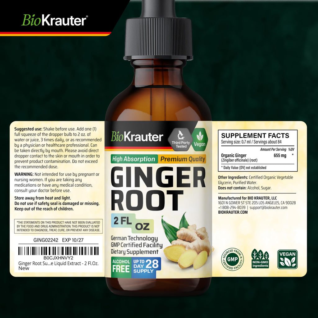 refreshing ginger extract for beverages