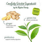 refreshing ginger green tea bags