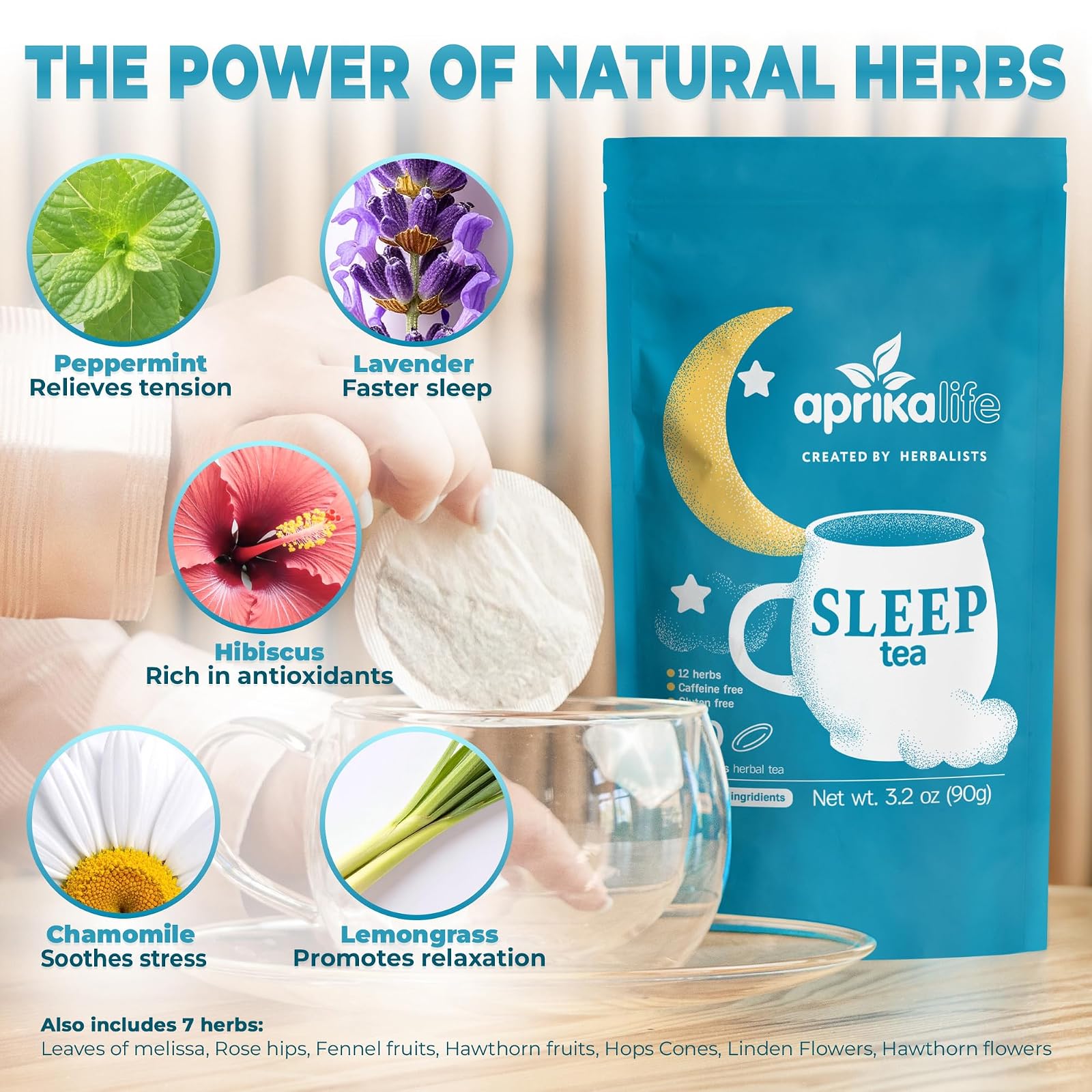 refreshing ginger herbal infusion