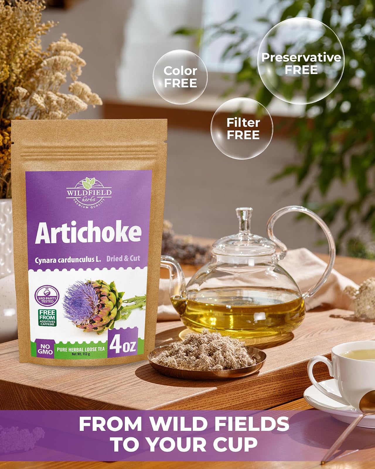 refreshing ginger herbal tea blend