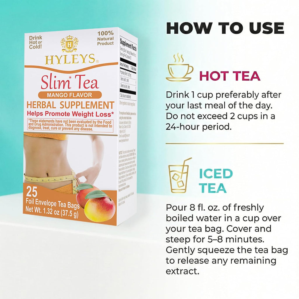 refreshing ginger mango tea bags