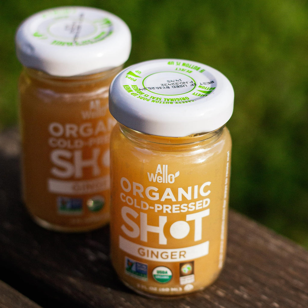 refreshing ginger shot for hydration
