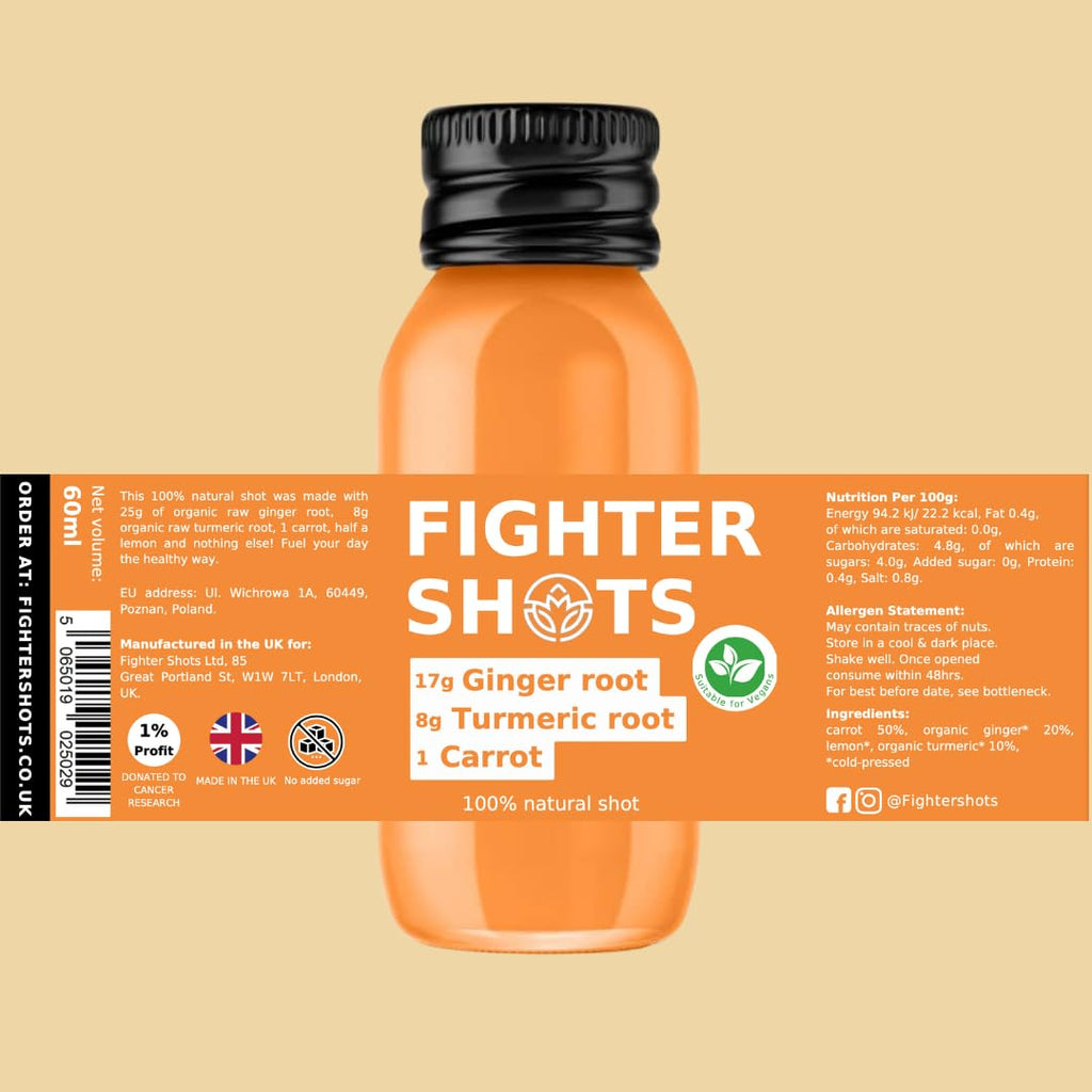 refreshing ginger shots for vitality