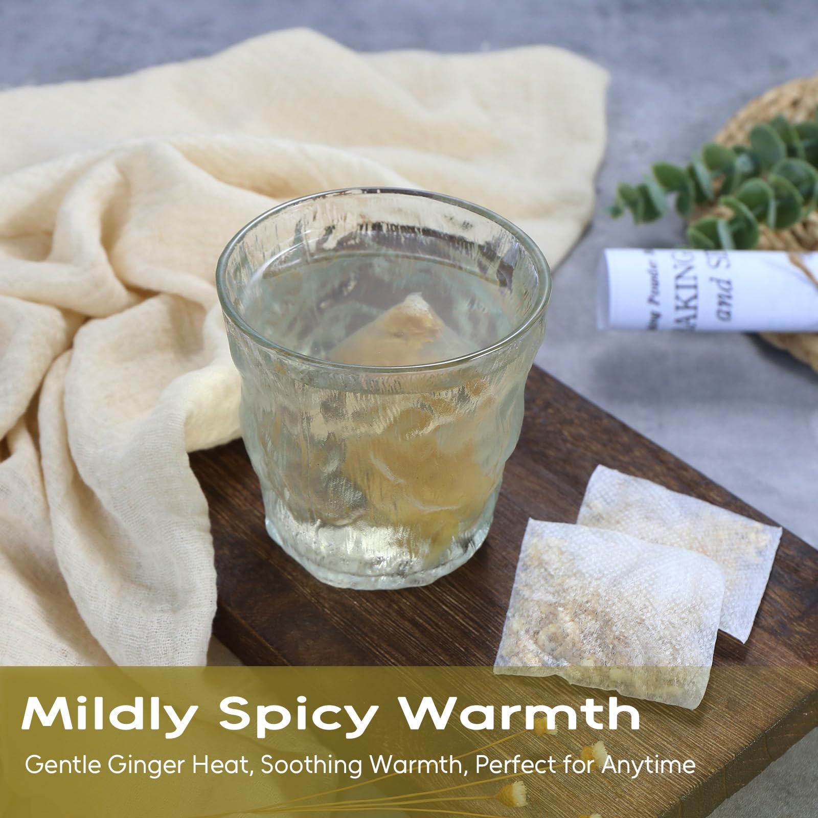 refreshing ginger tea bags for energy