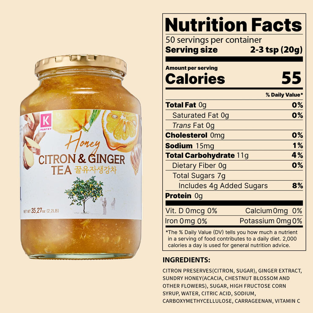 Refreshing ginger tea experience