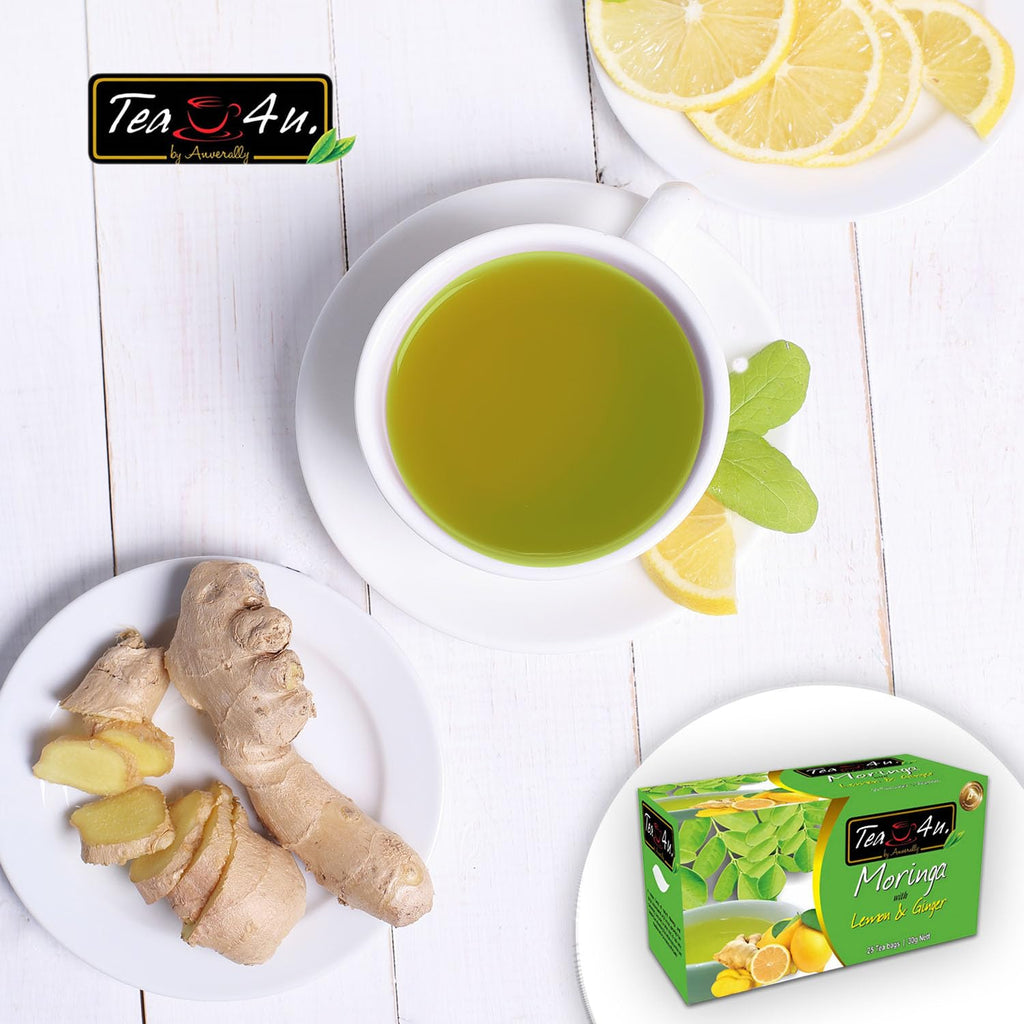 Refreshing ginger tea for energy
