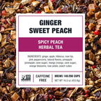 Refreshing ginger tea for relaxation