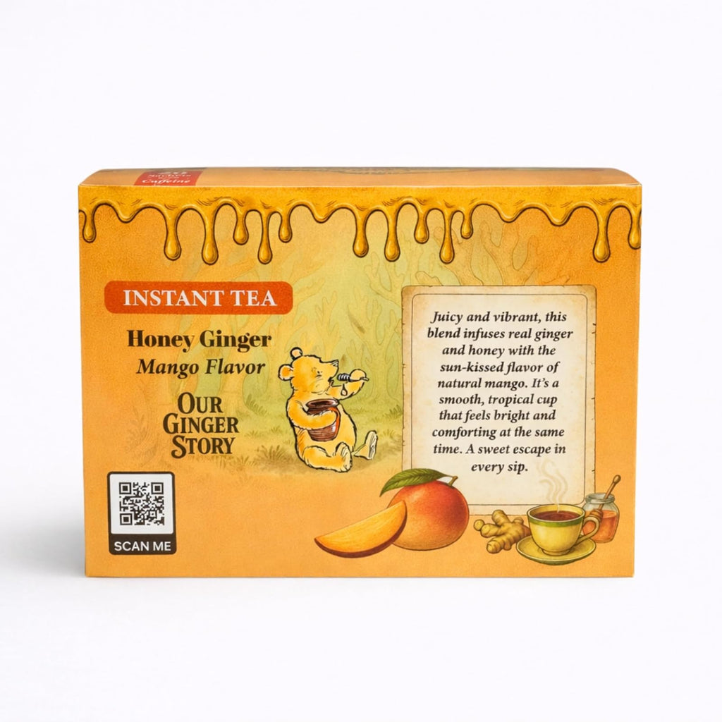 Refreshing ginger tea for relaxation