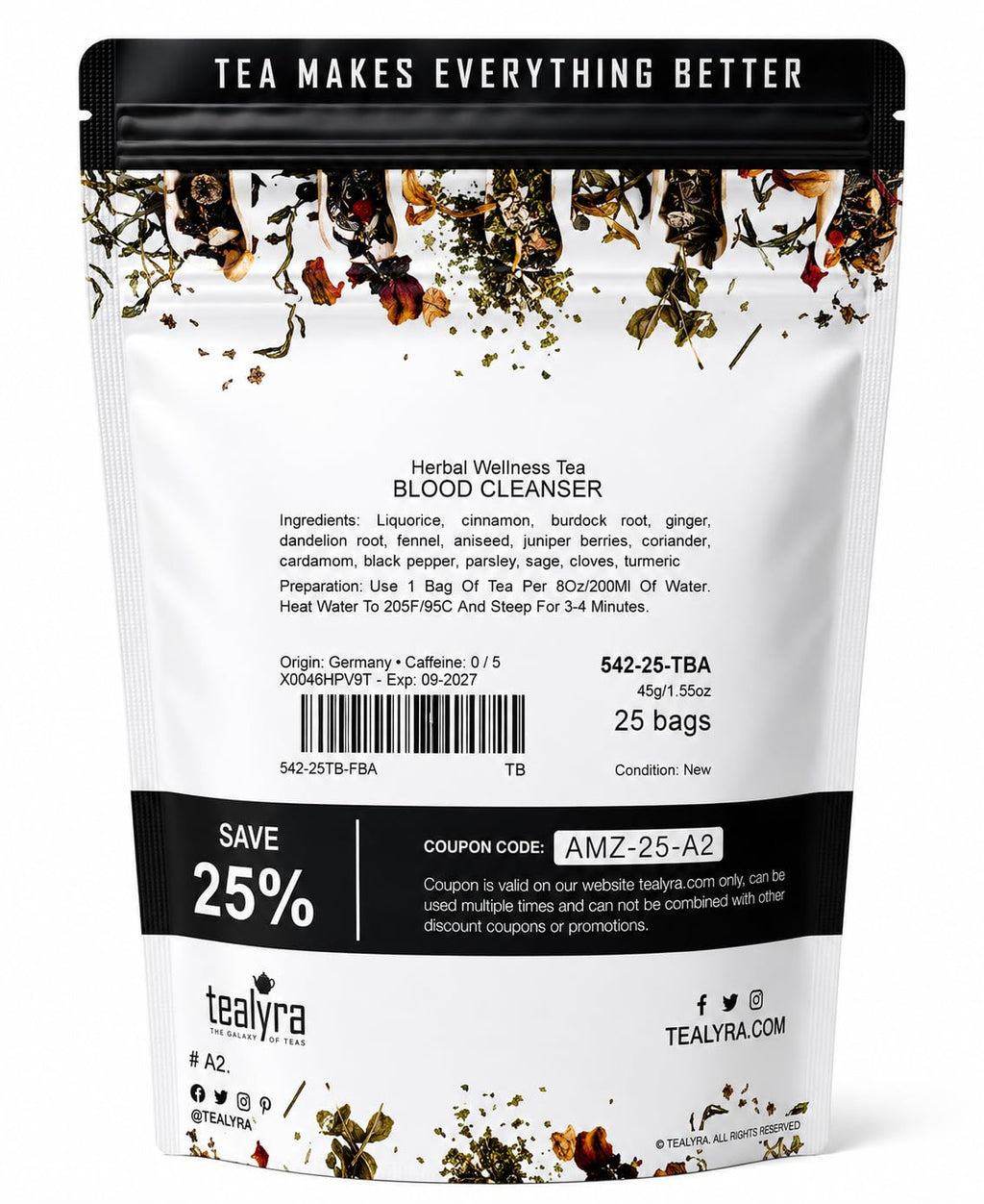 Refreshing ginger tea for wellness