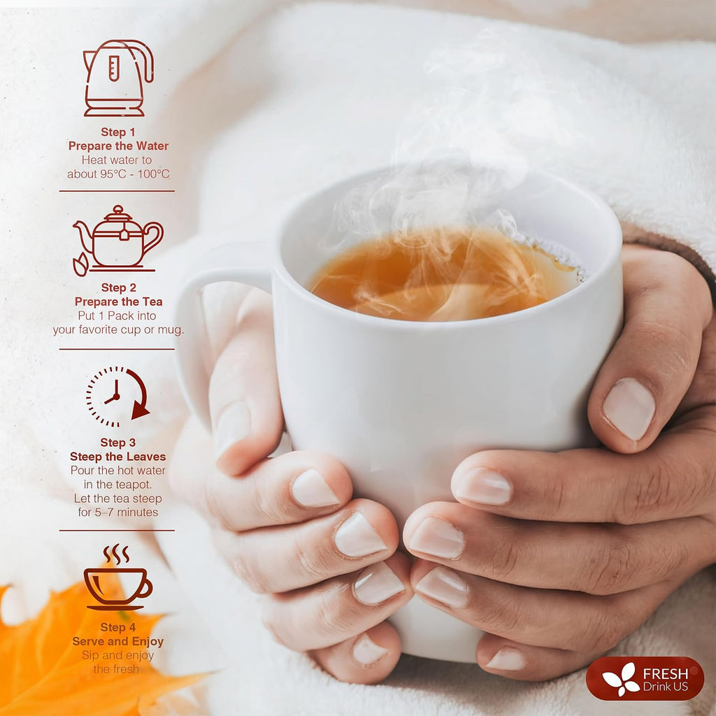 refreshing ginger tea infusion