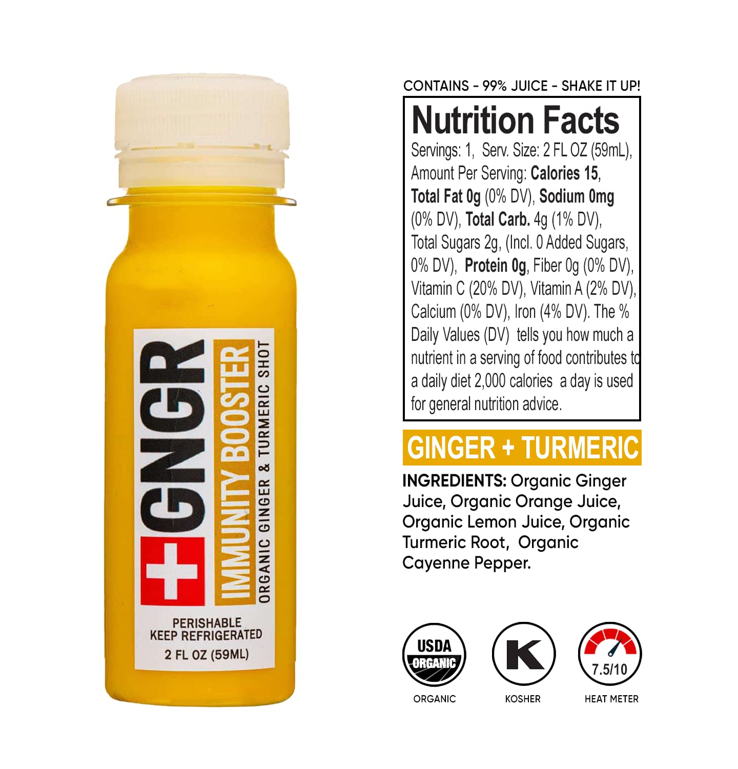 refreshing ginger tea on-the-go