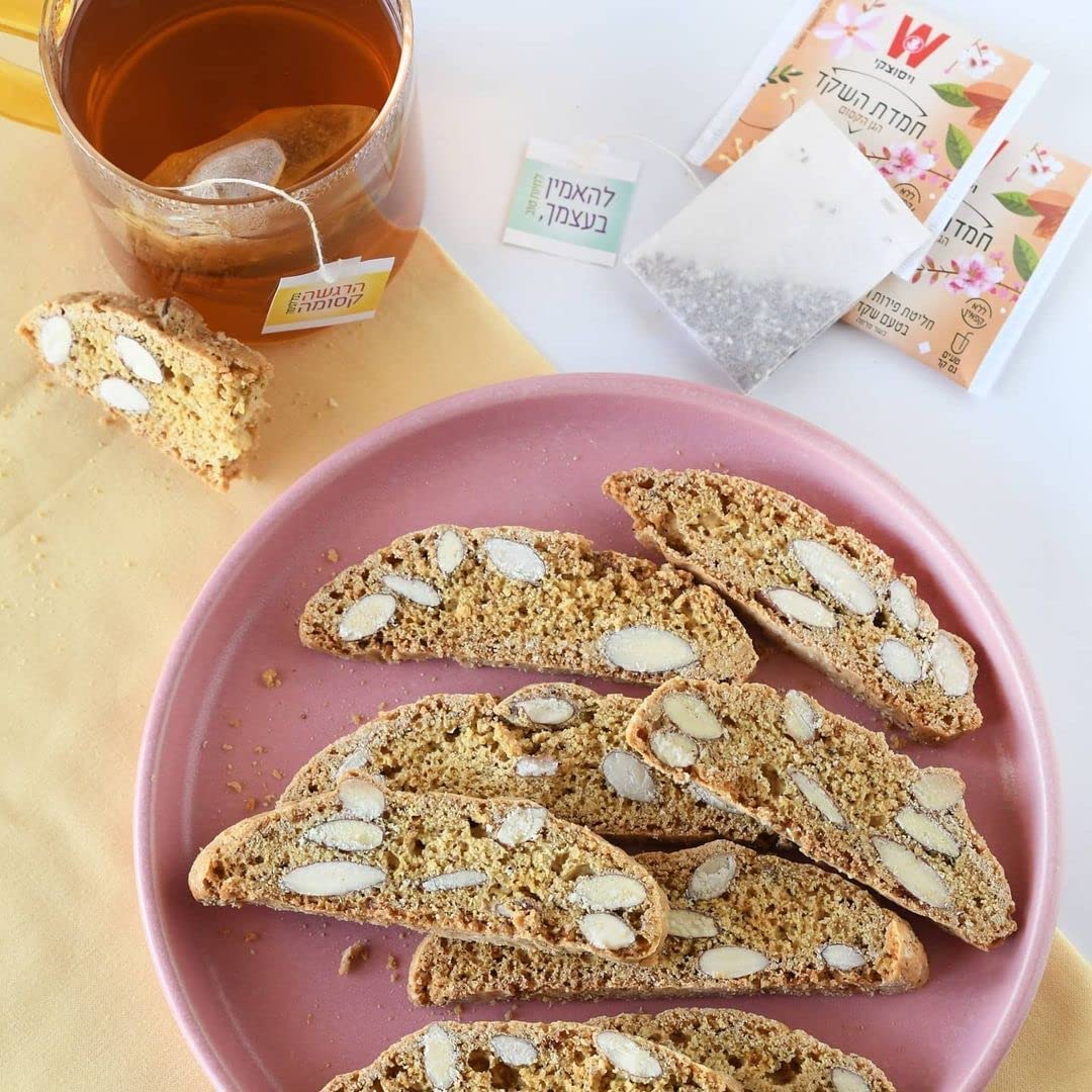 refreshing ginger tea with almonds