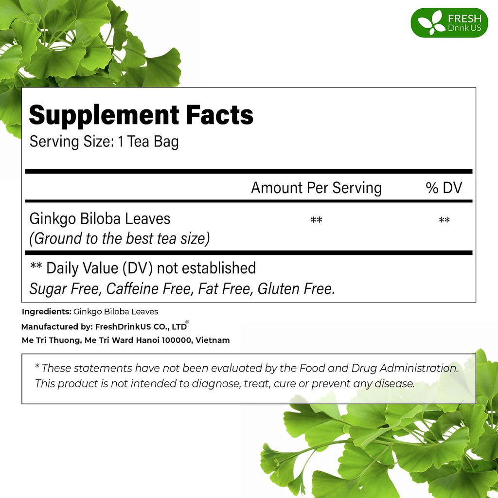 refreshing ginkgo leaf tea experience