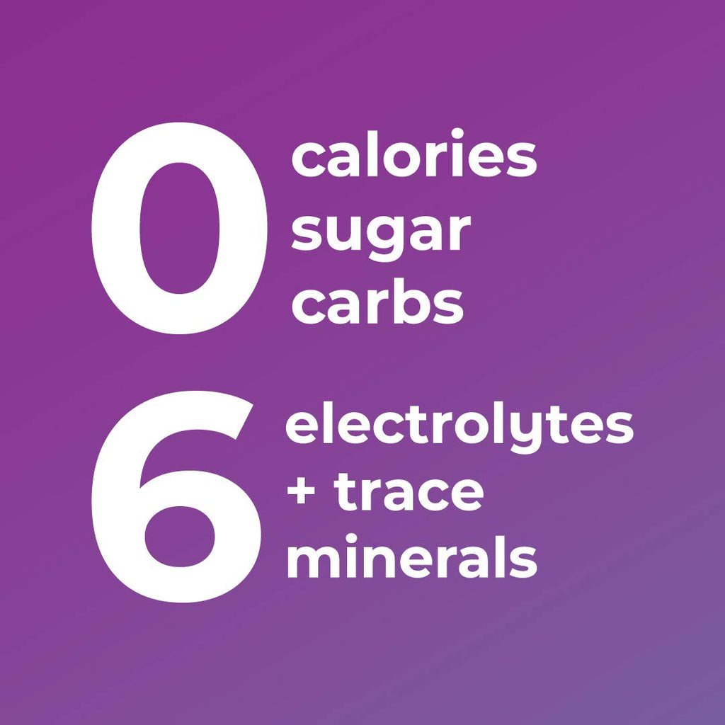 refreshing grape flavour electrolyte supplement