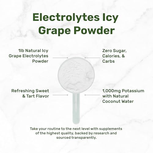 refreshing grape flavour electrolyte supplement