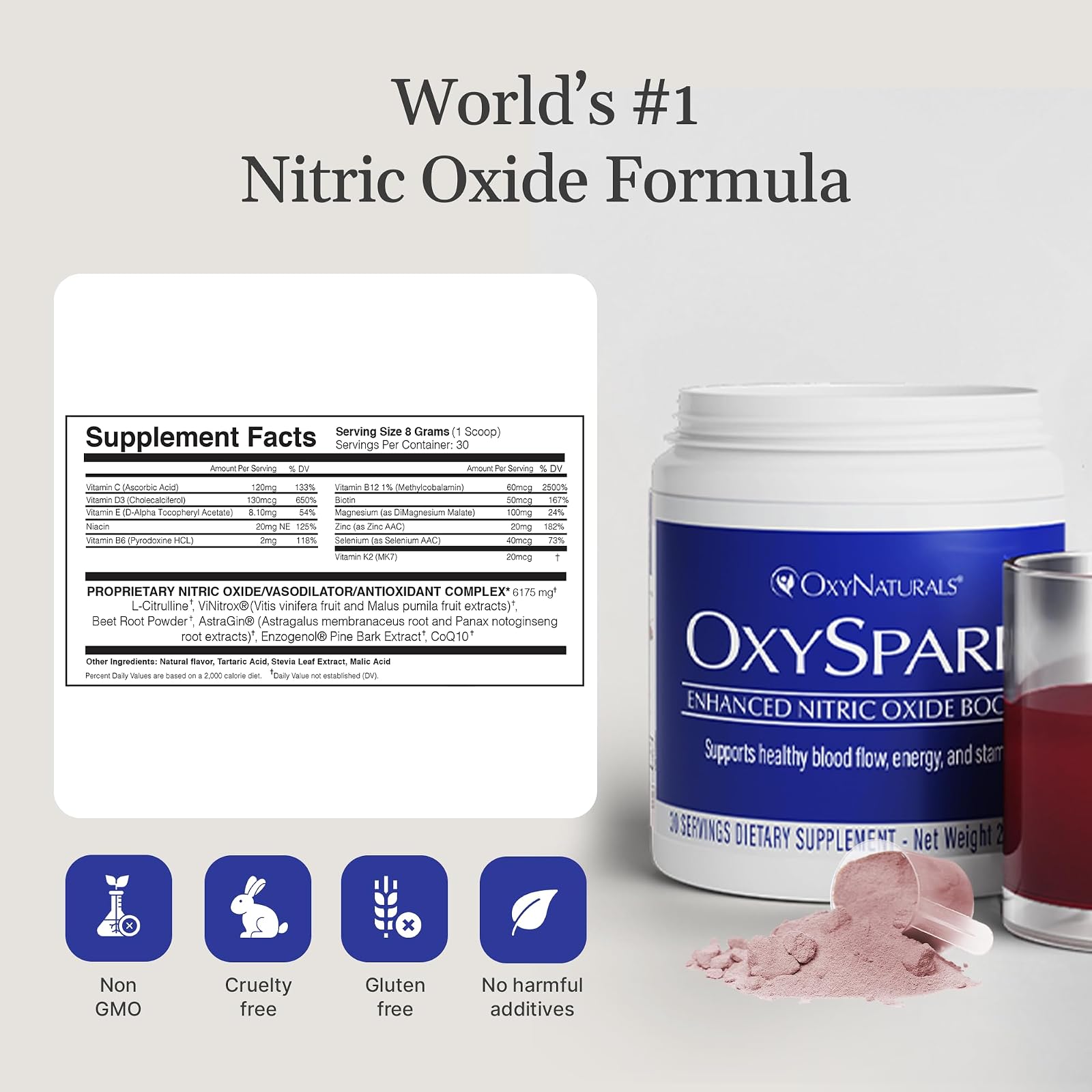 refreshing grape pre-workout drink