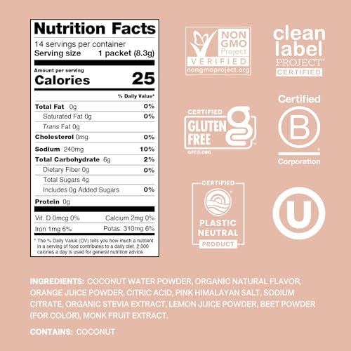 refreshing grapefruit electrolyte powder packets