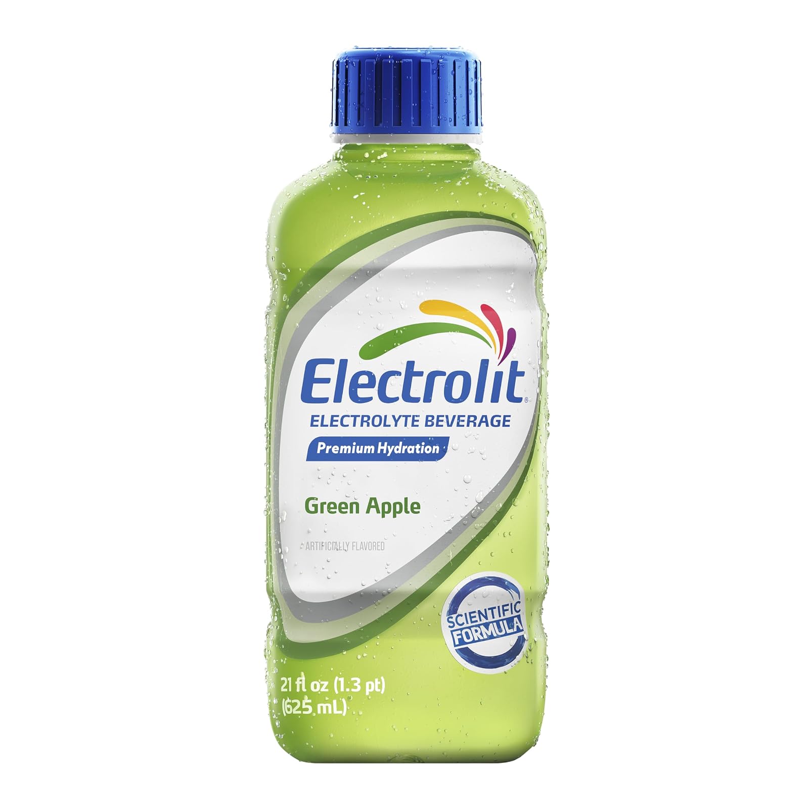 refreshing green apple electrolyte drink