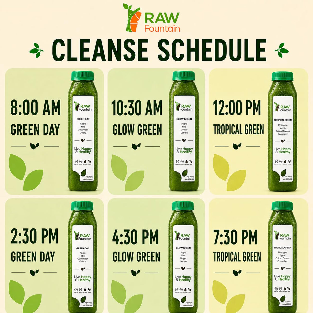 refreshing green juice for wellness
