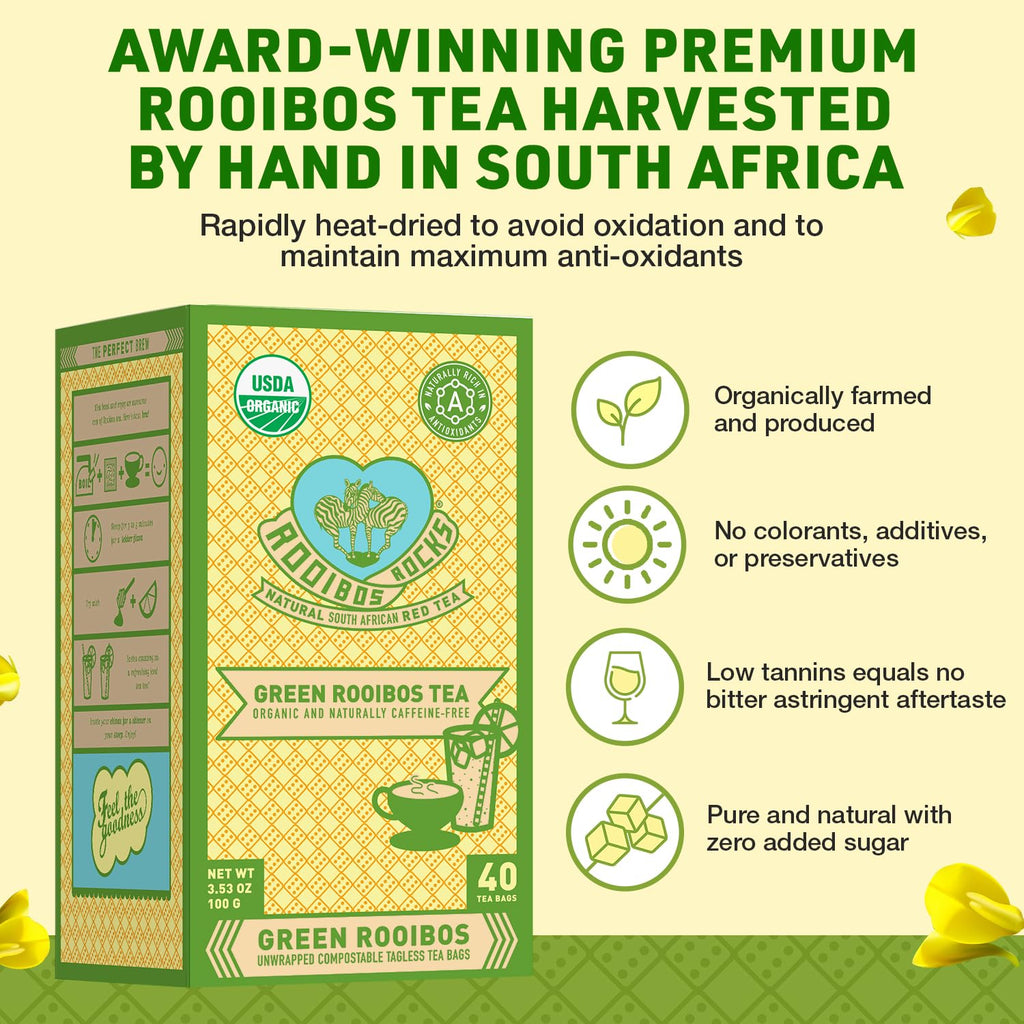 refreshing green rooibos infusion