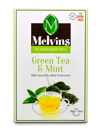 refreshing green tea and mint blend