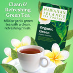 refreshing green tea bags with ginseng