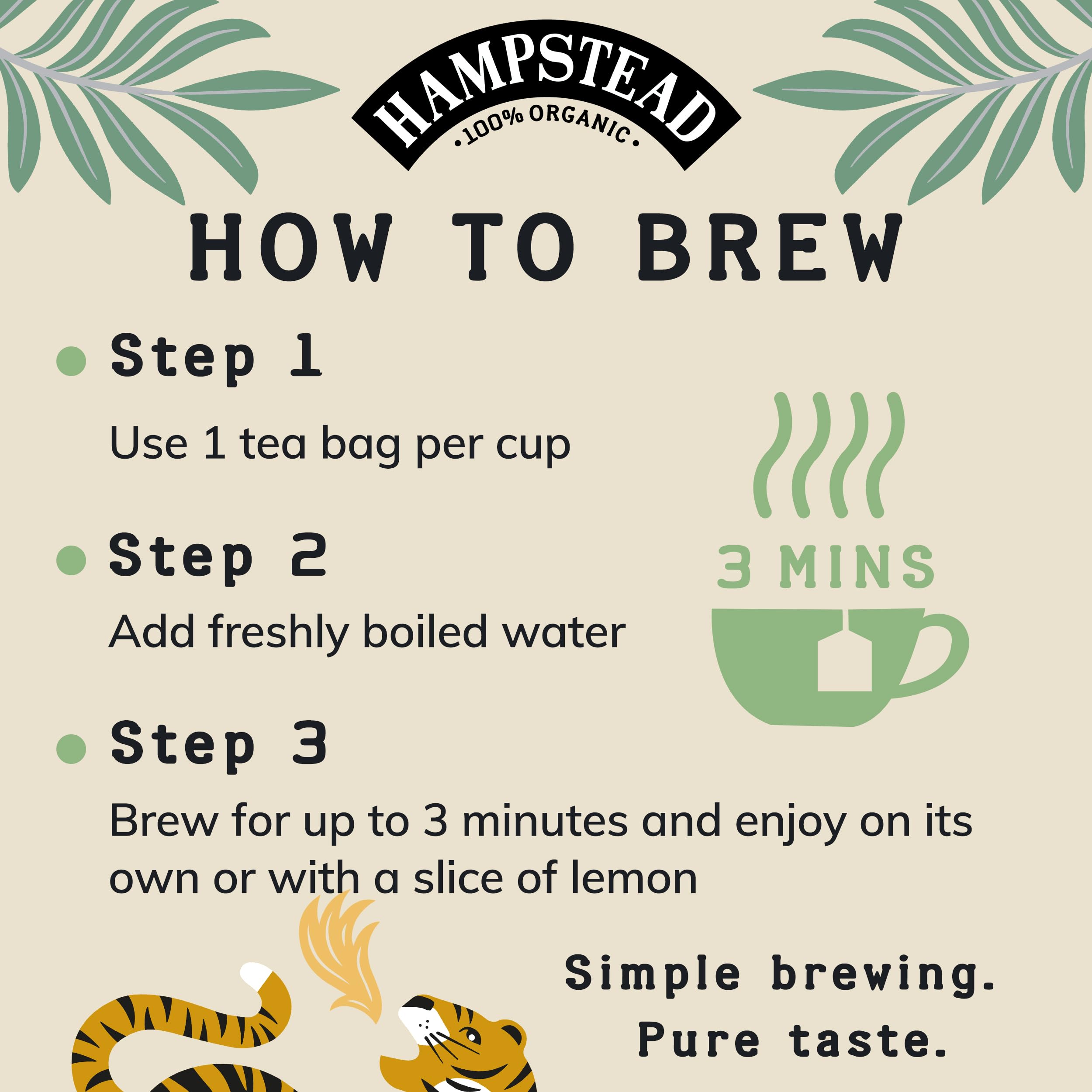 refreshing green tea beverage