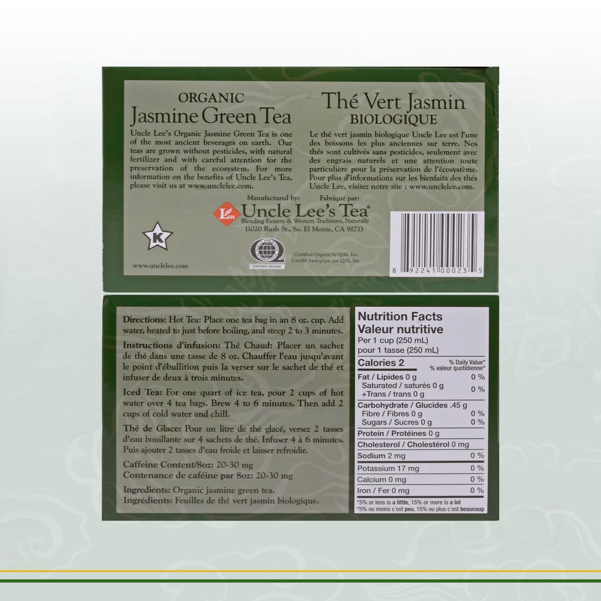 refreshing green tea beverage