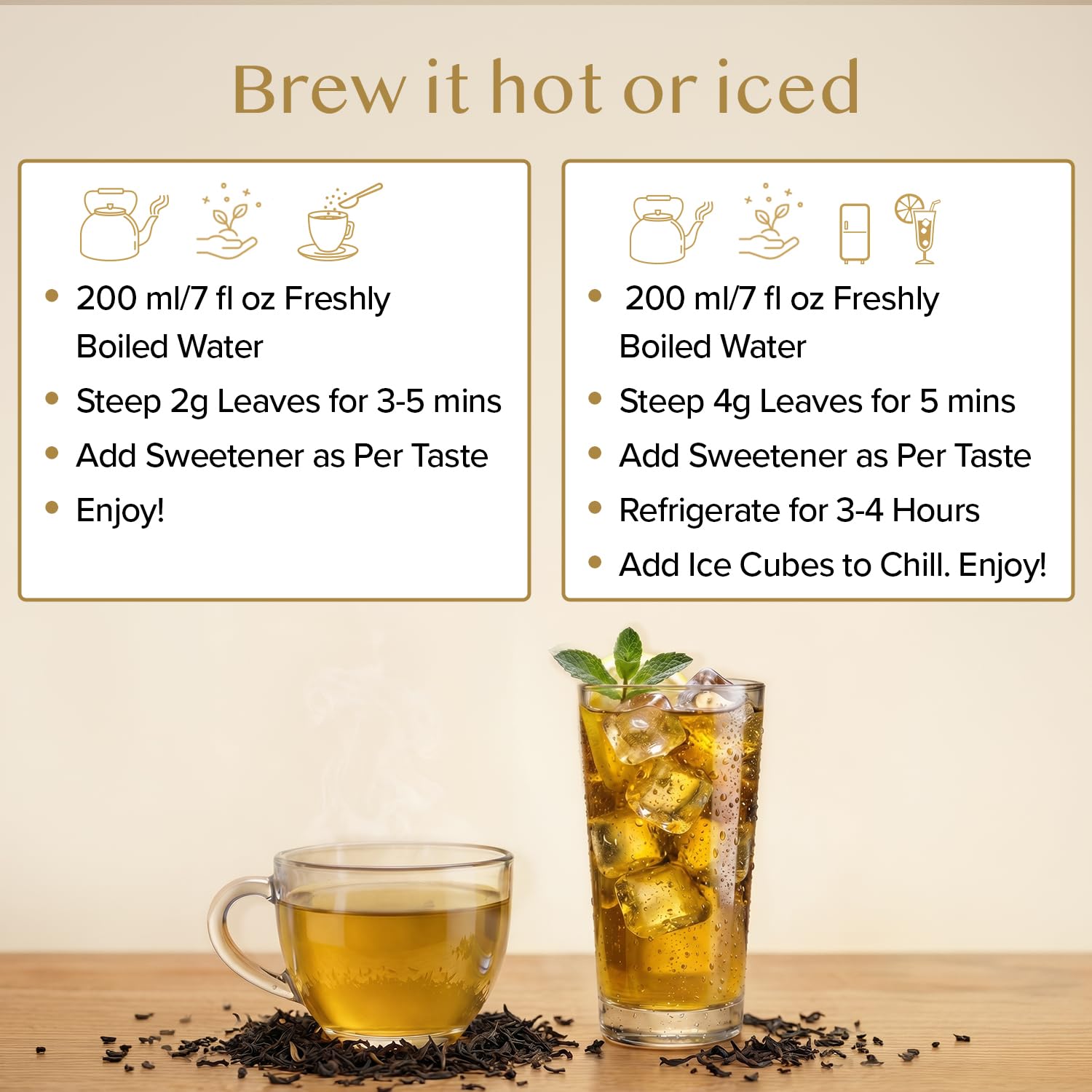 refreshing green tea extract beverage