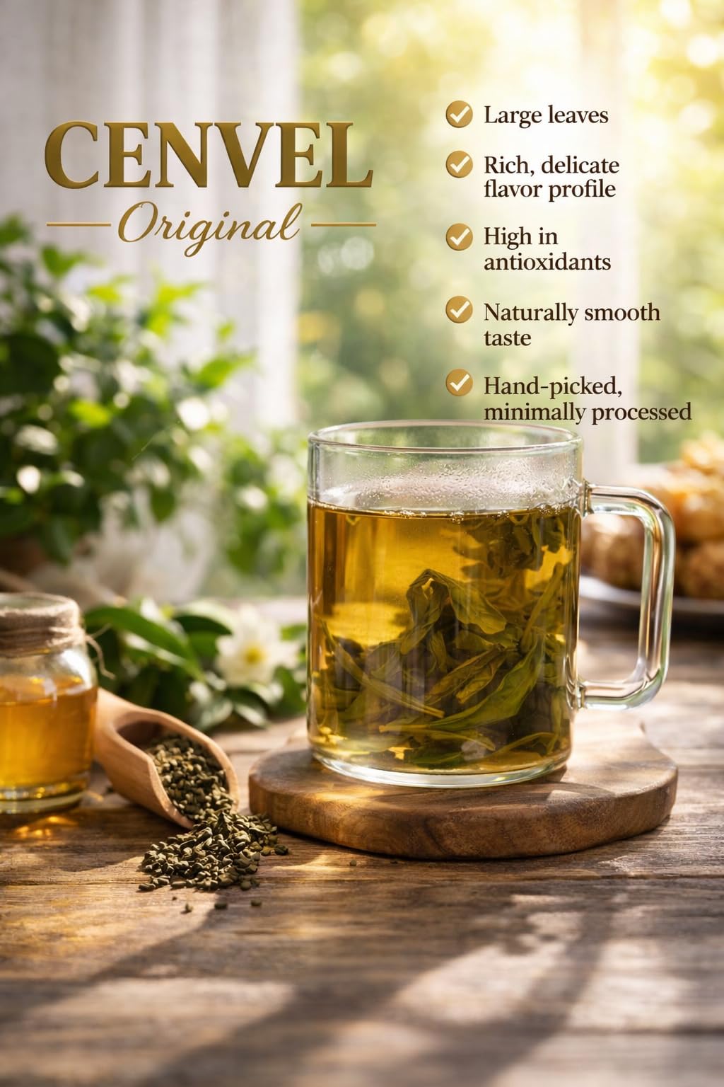 refreshing green tea for energy