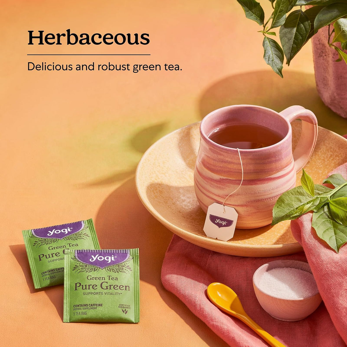 Refreshing green tea for hydration