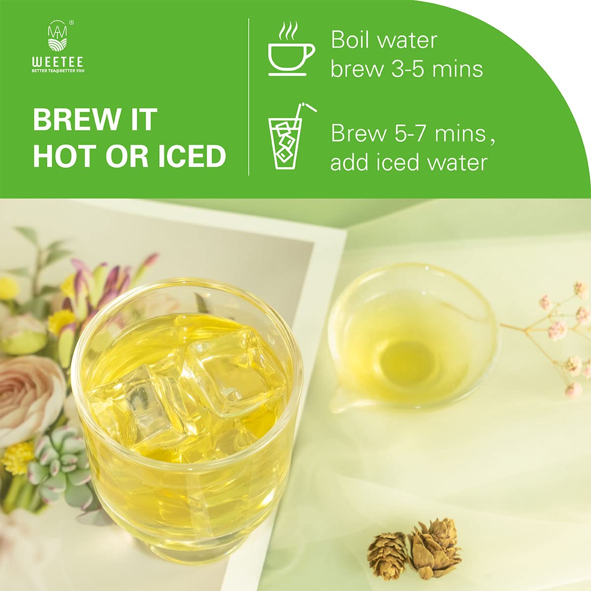 refreshing green tea for wellness