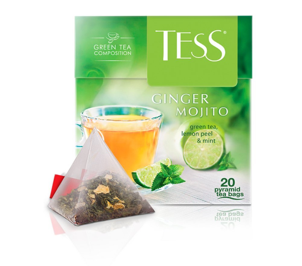 refreshing green tea ginger mojito