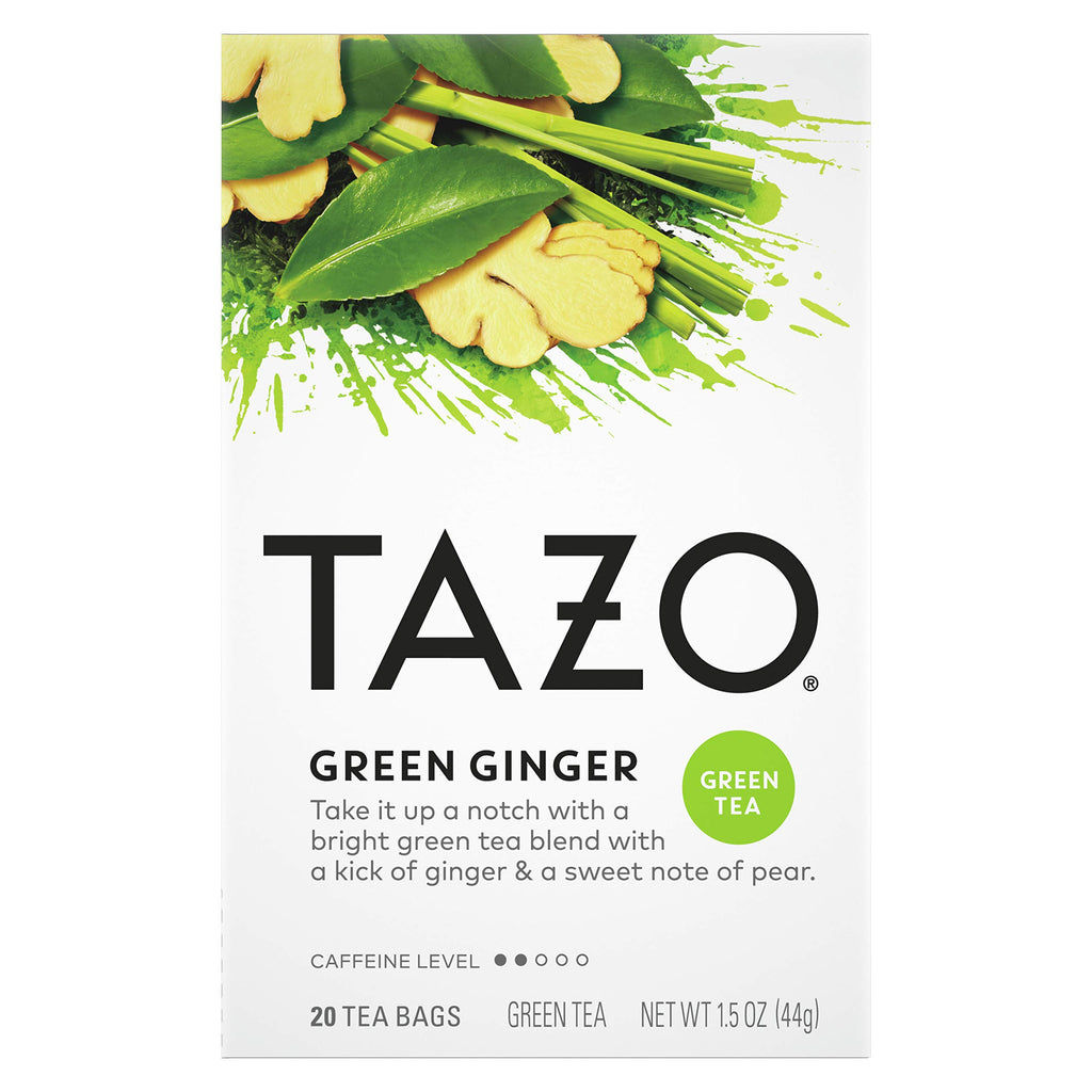 refreshing green tea with ginger