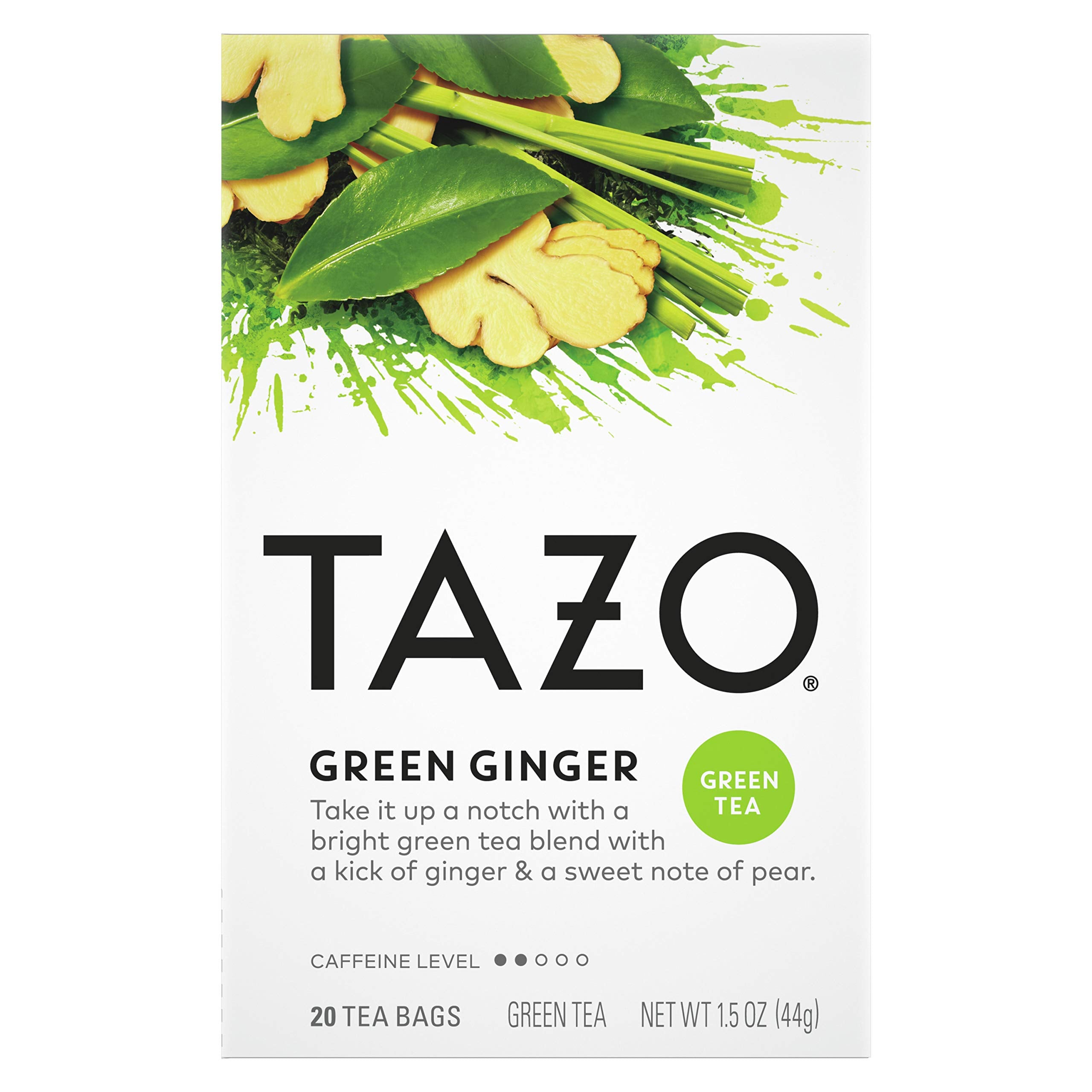 refreshing green tea with ginger