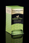 refreshing green tea with lemon