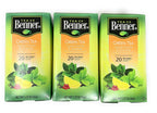 refreshing green tea with lemon