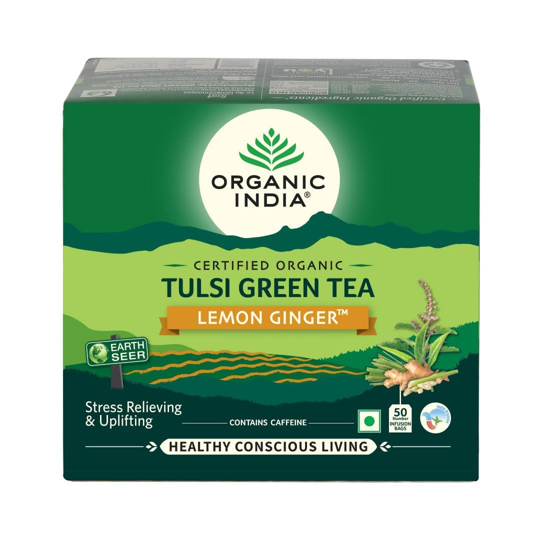 refreshing green tea with lemon
