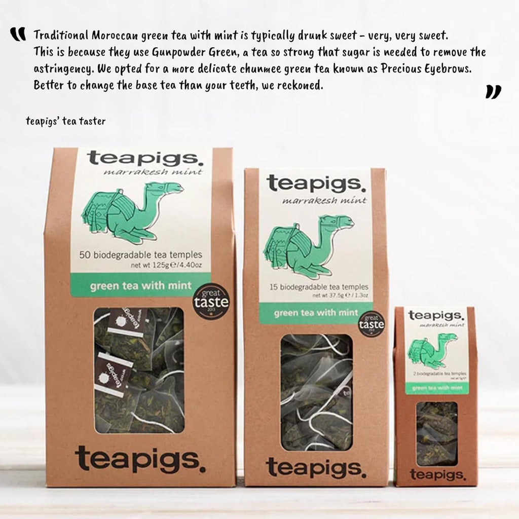 refreshing green tea with mint flavour