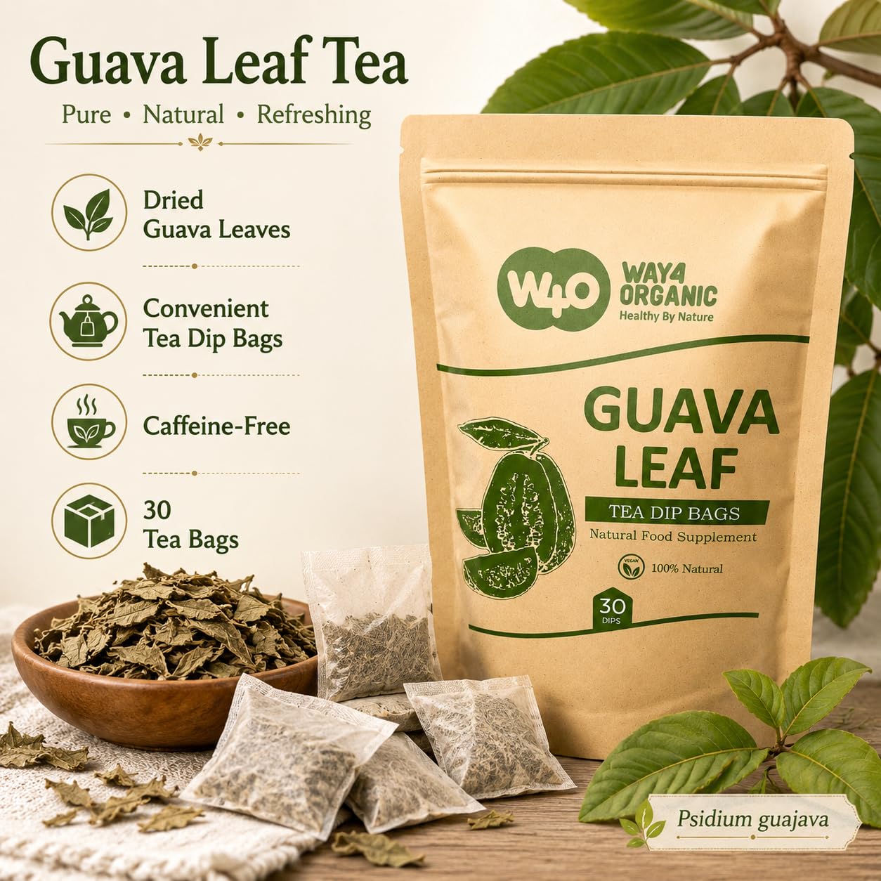 refreshing guava herbal infusion