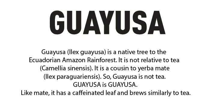 Refreshing Guayusa tea for daily use