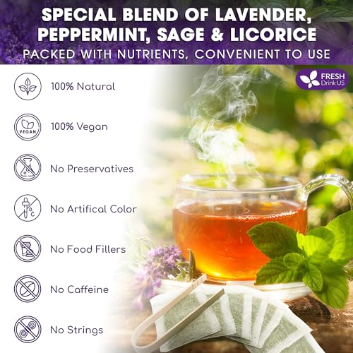 refreshing herbal detox tea blend