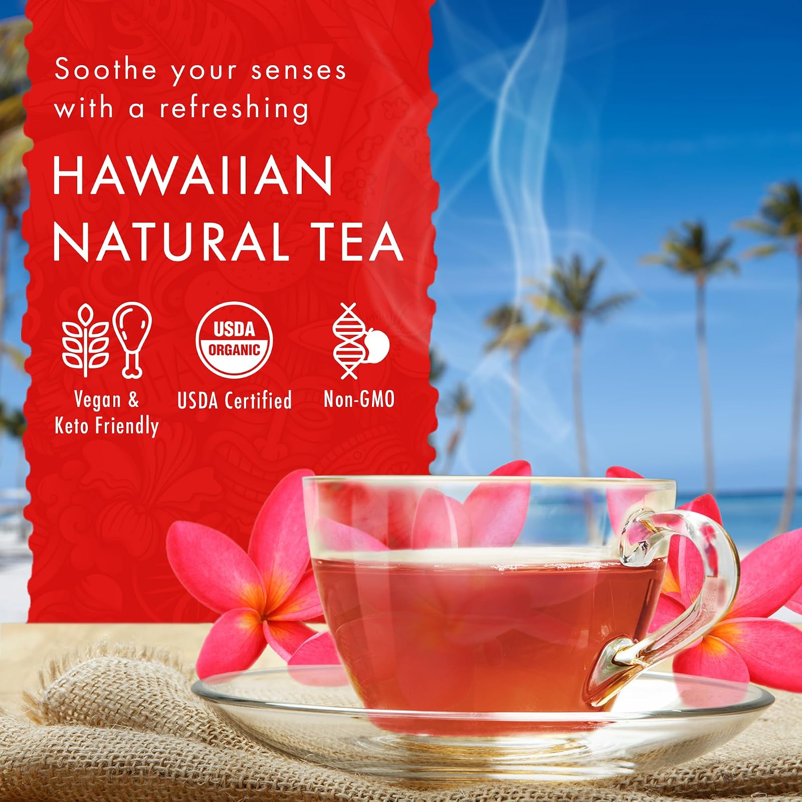 Refreshing herbal detox tea blend