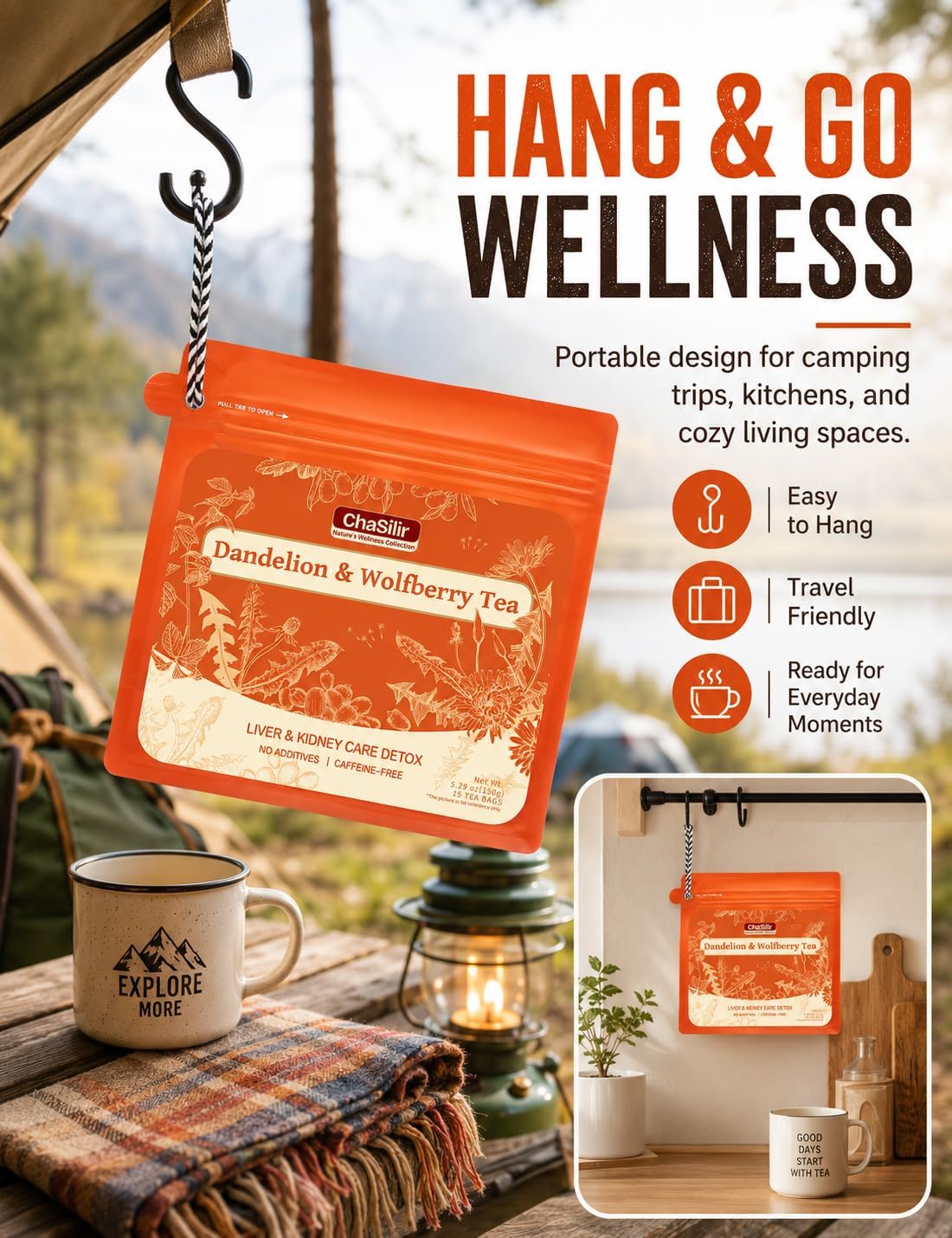 refreshing herbal detox tea blend