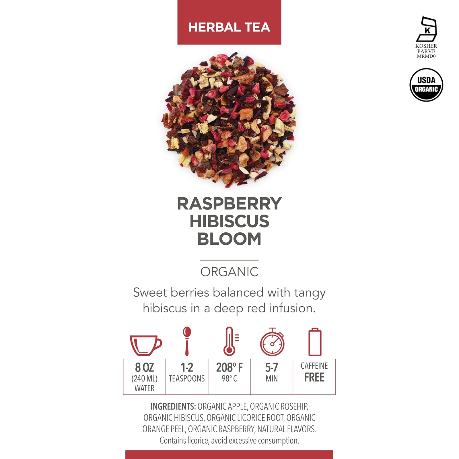 refreshing herbal detox tea canister