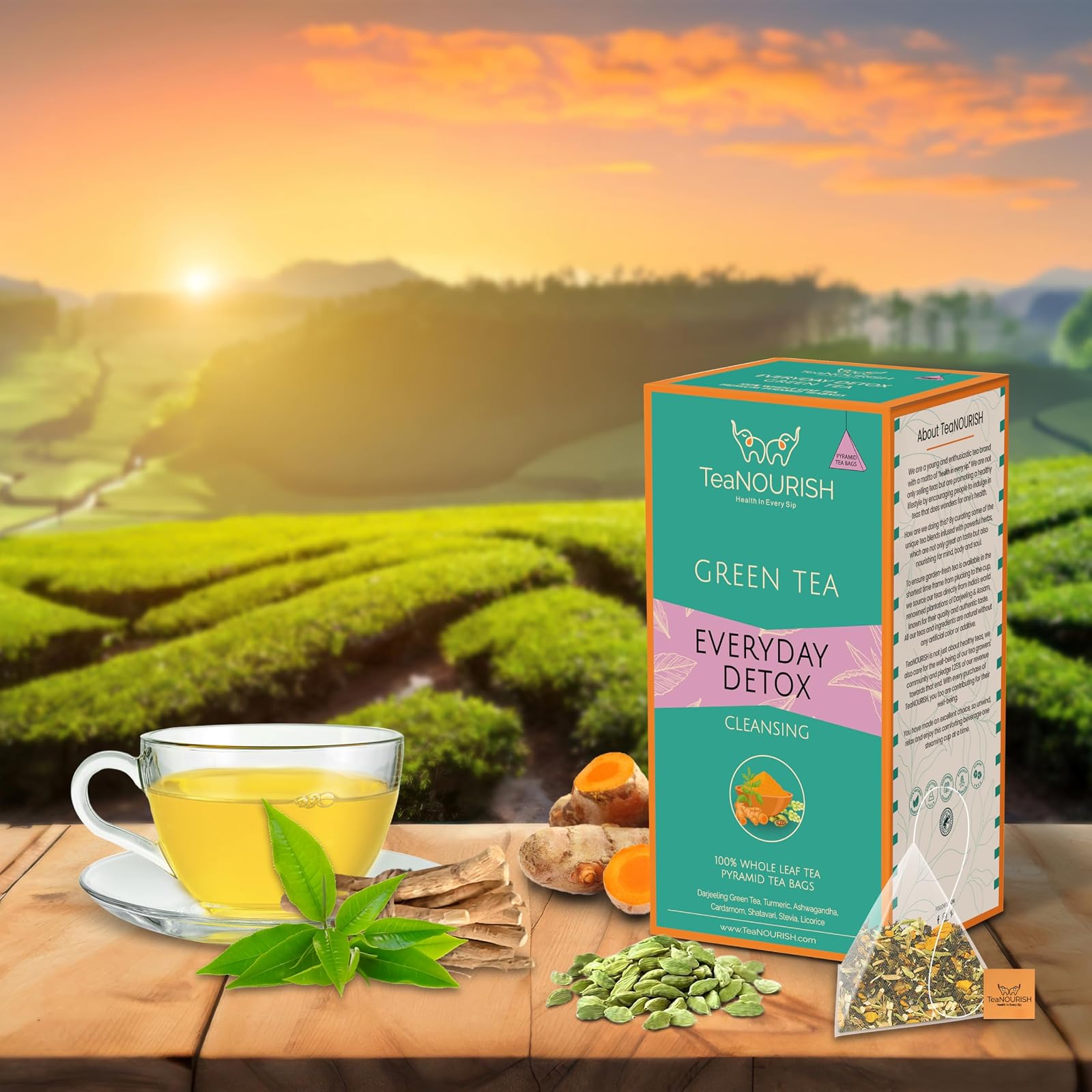 refreshing herbal detox tea experience