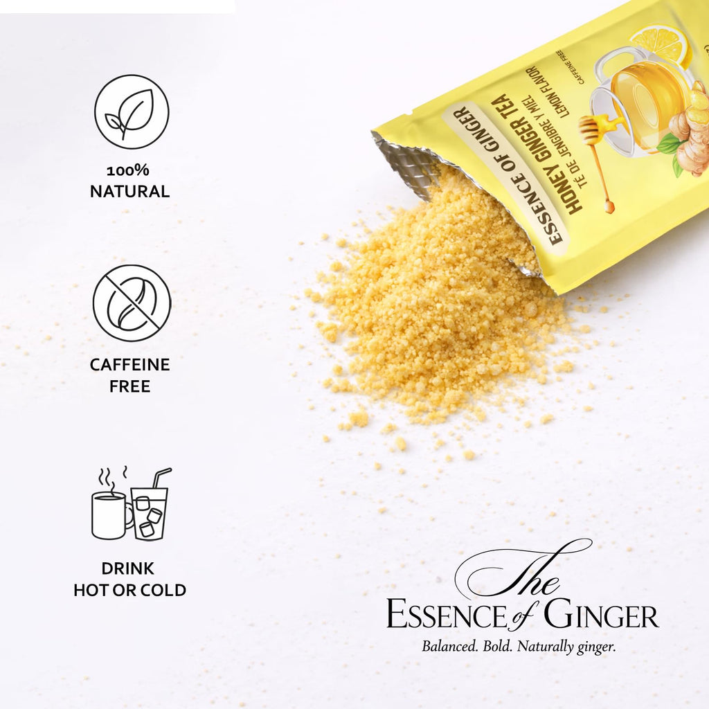 refreshing herbal ginger lemon infusion