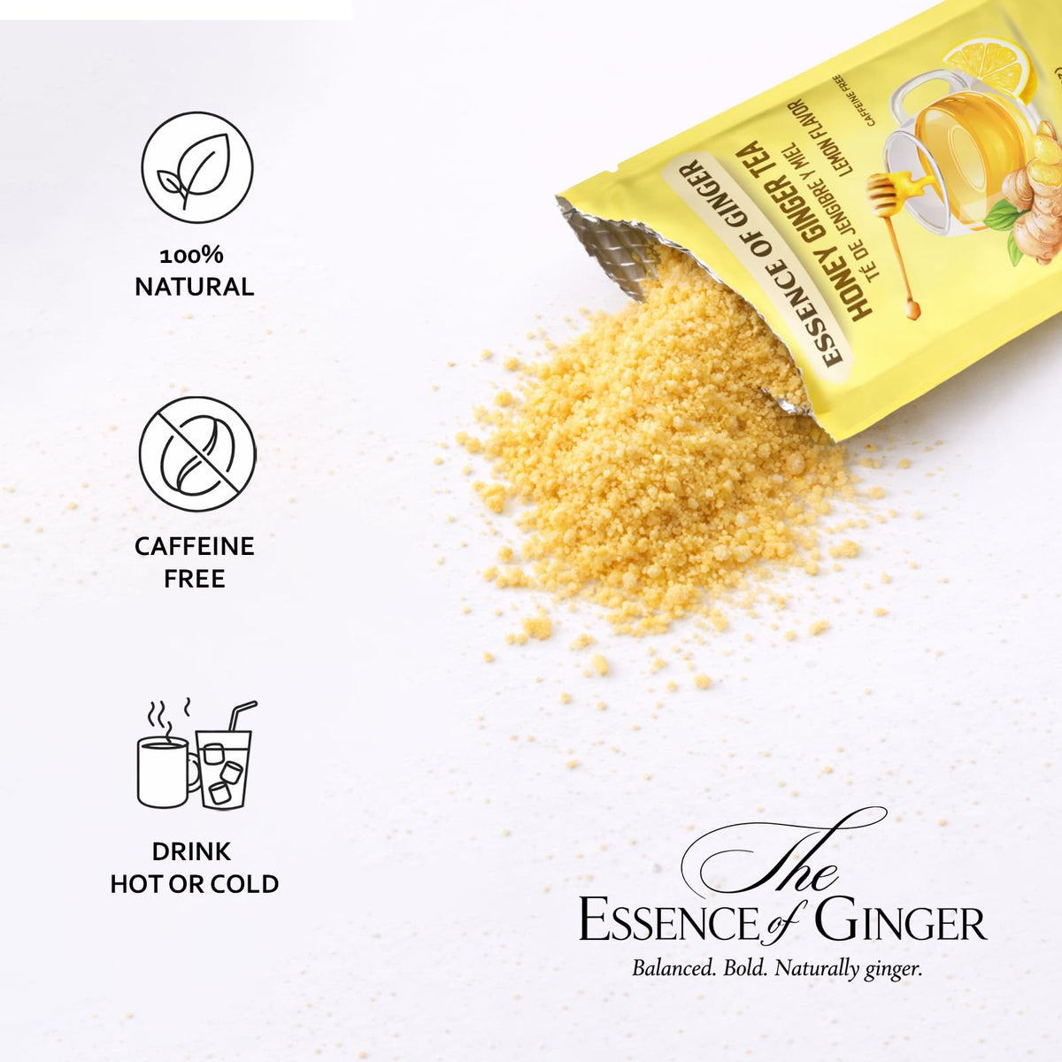 refreshing herbal ginger lemon infusion
