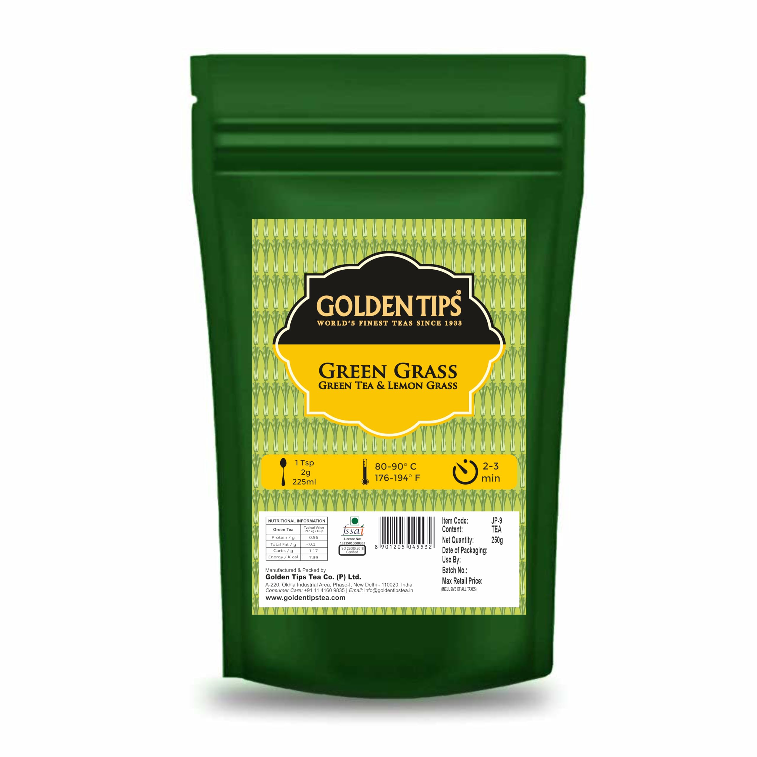 refreshing herbal green tea blend