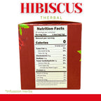 Refreshing herbal hibiscus infusion